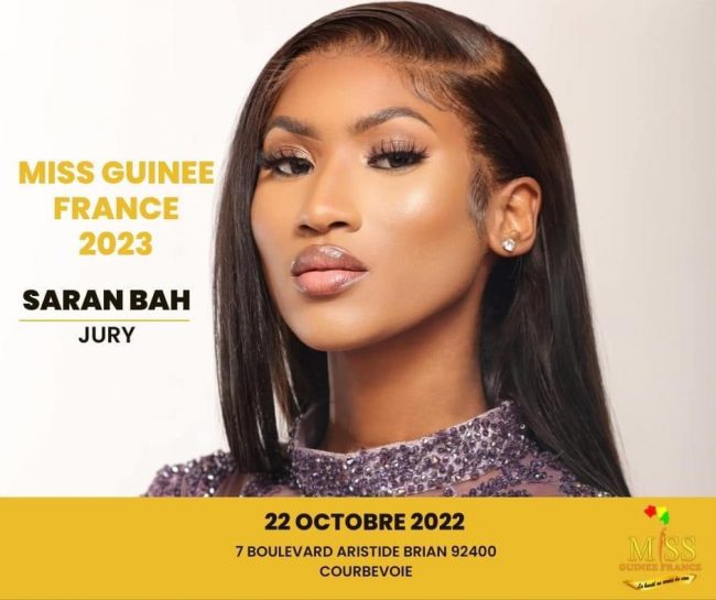 Miss Guinée France: Saran Bah attendue à paris ce samedi - Guinee People
